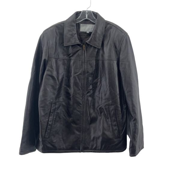 Wilsons Leather | Jackets & Coats | Wilsons Leather Brown Cafe Racer ...